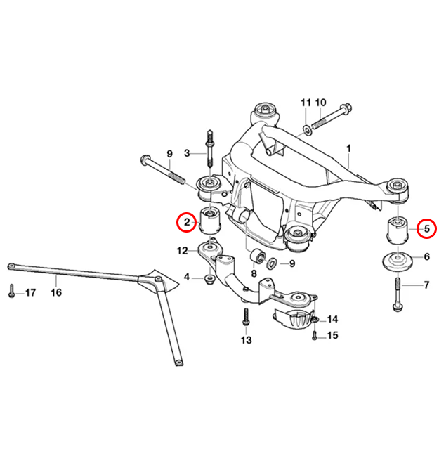 E46/Z4 Solid Subframe Raising Bushes – CMP Auto Engineering