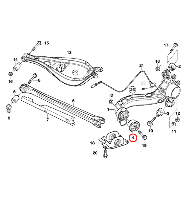 E46/E36/Z4 Monoball Rear Trailing Arm Bush – CMP Auto Engineering